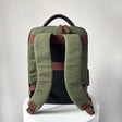 Maxwell Waxed Canvas with Leather Backpack, mens backpack