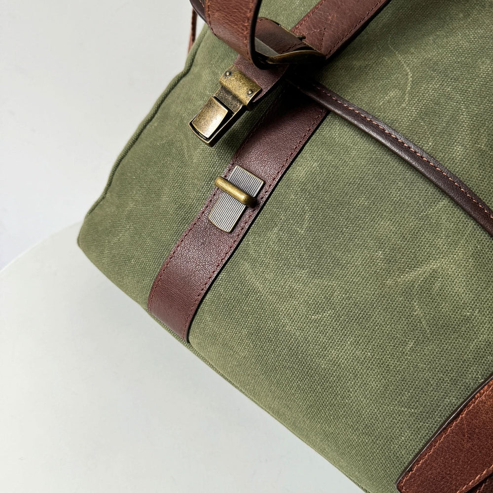 Laptop Bag, Maxwell Waxed Canvas Messenger Bag